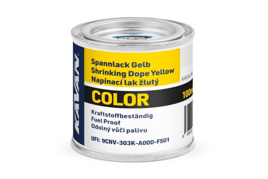 KAVAN Shrinking Dope COLOR, Yellow, 100ml - Vikinghobby